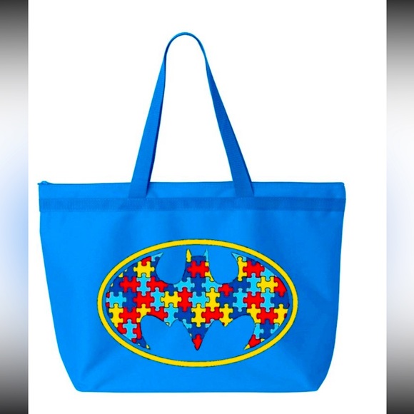 Bags | Batman Autism Awareness Tote And Mask | Poshmark